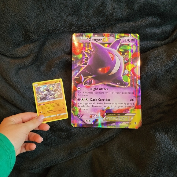 Pokemon | Games | Giant Shiny Collectable Gengar Pokmon Card Rare ...